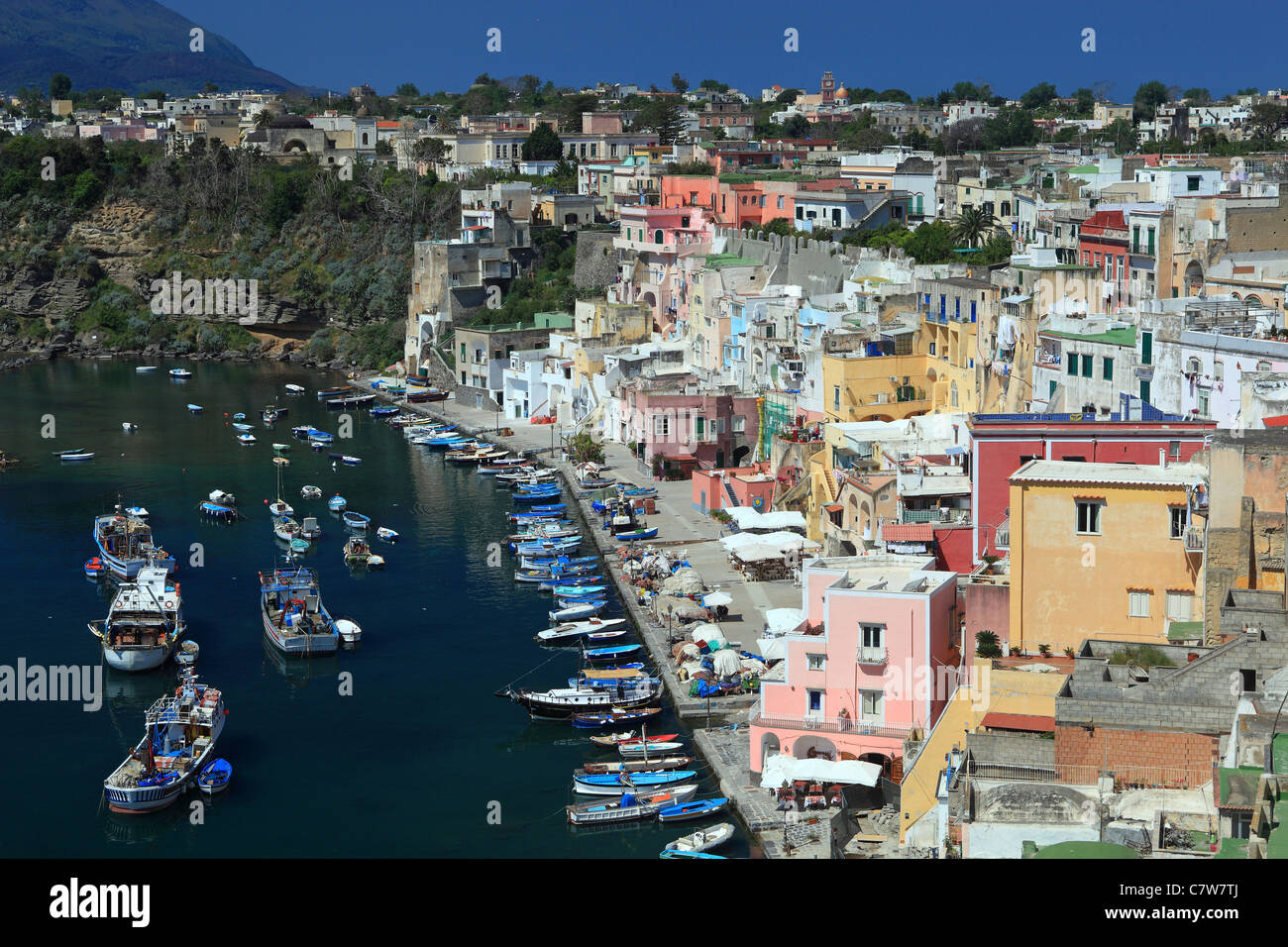 Italy, Campania, Procida, Marina Corricella Stock Photo - Alamy