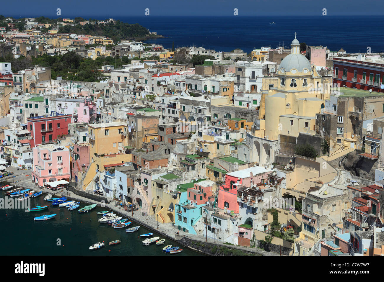 Italy, Campania, Procida, Marina Corricella Stock Photo - Alamy
