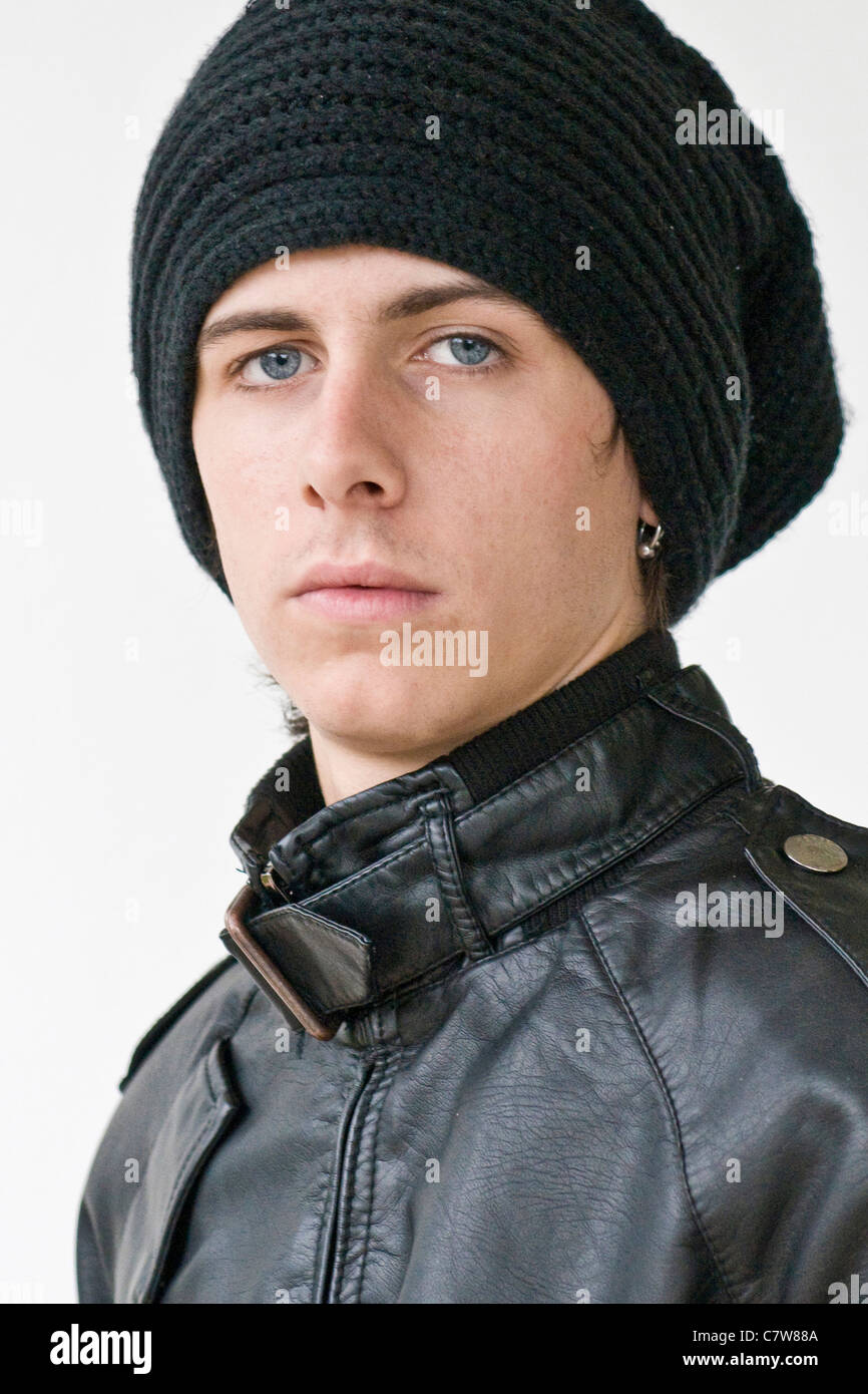 Portrait boy wearing earring hi-res stock photography and images - Alamy