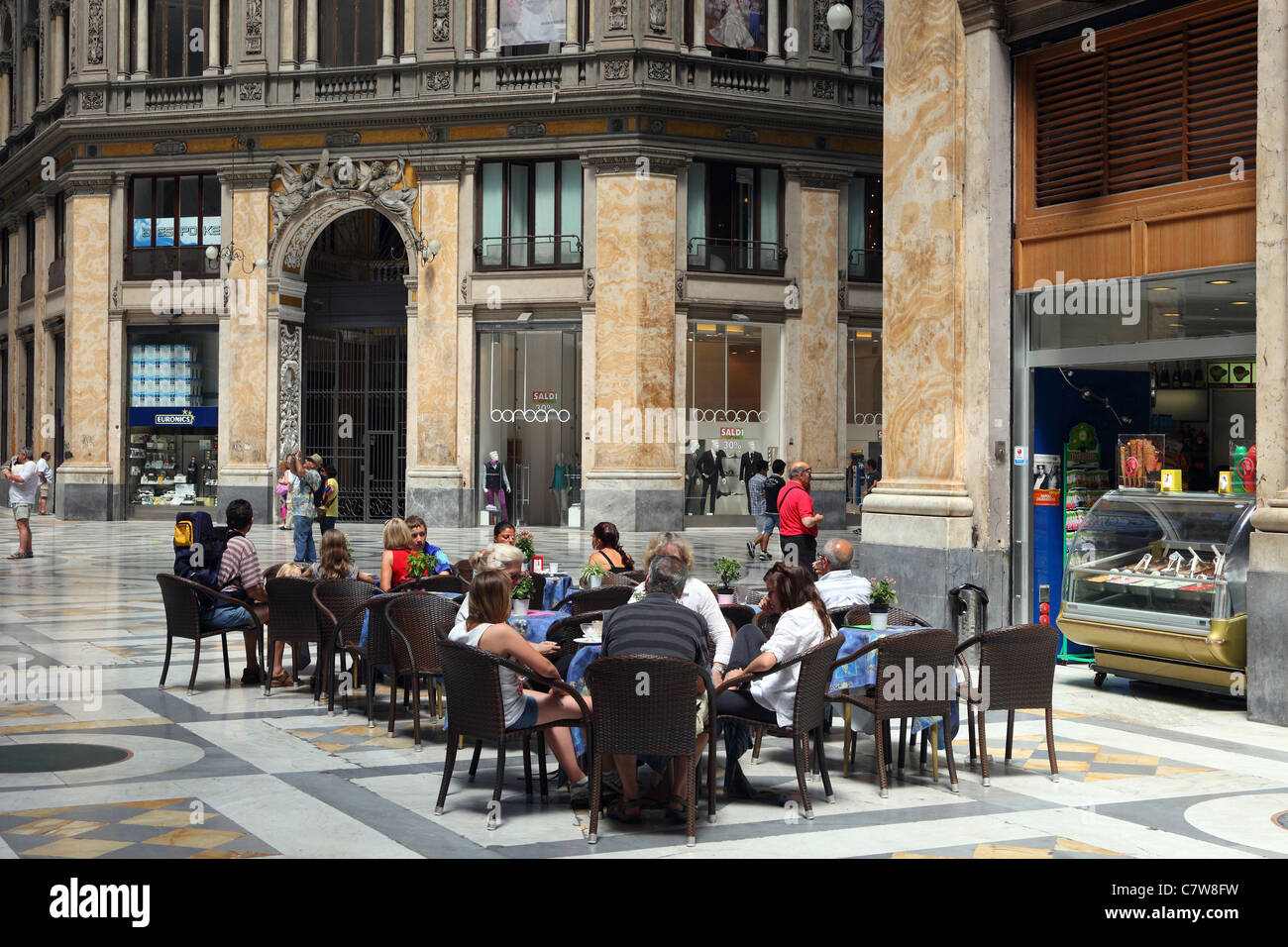 Naples napoli cafe galleria hi-res stock photography and images - Alamy
