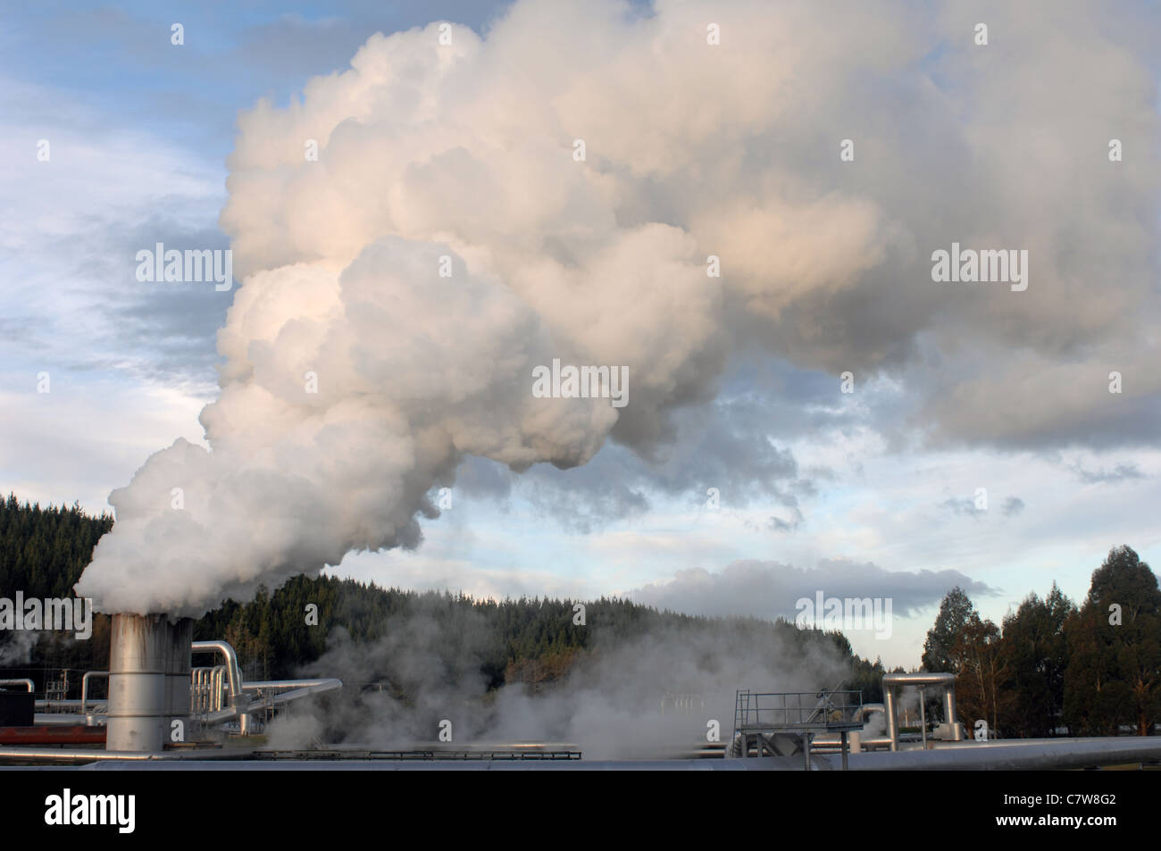 Wairakei Geothermal Power Plant, Taupo, New Zealand Stock Photo - Alamy