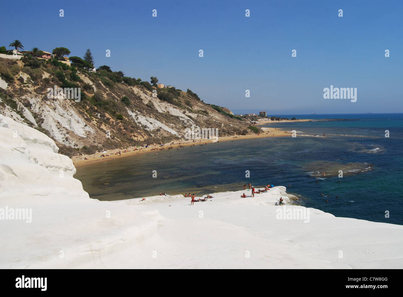 Beaches In Sicily White Cliffs High Resolution Stock Photography and ...