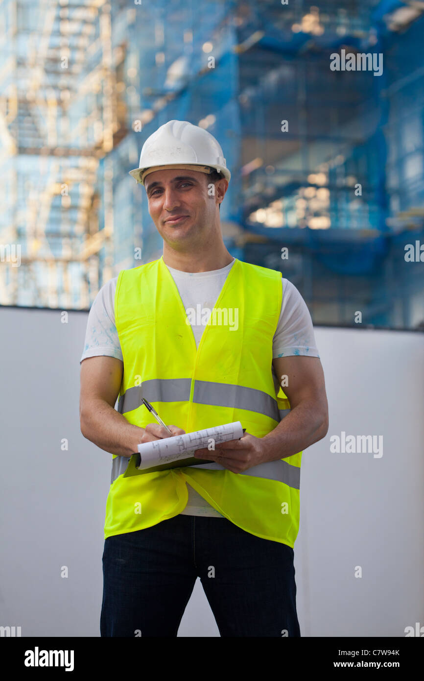 A worker on a construction site Stock Photo - Alamy