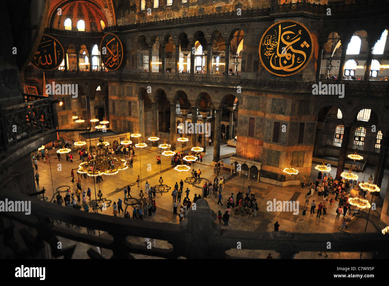 Views of the Blue Mosque in Istanbul Stock Photo - Alamy