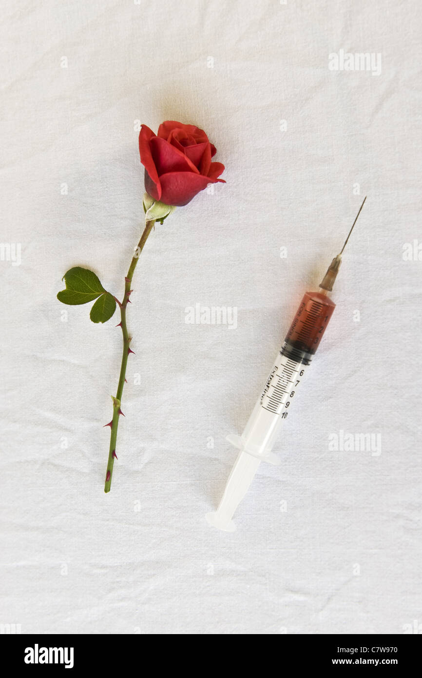 Images of medicine syringes hi-res stock photography and images - Alamy