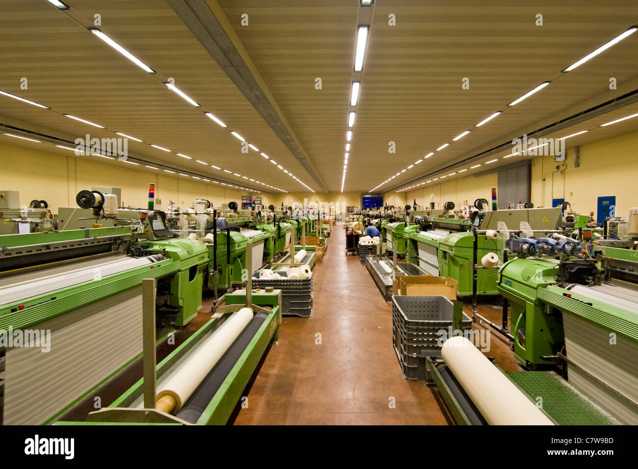 Industrial Production Textile Textiles Industry Industries High ...