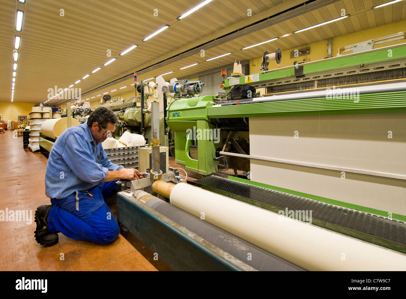 Industrial production textile textiles industry industries hi-res stock ...