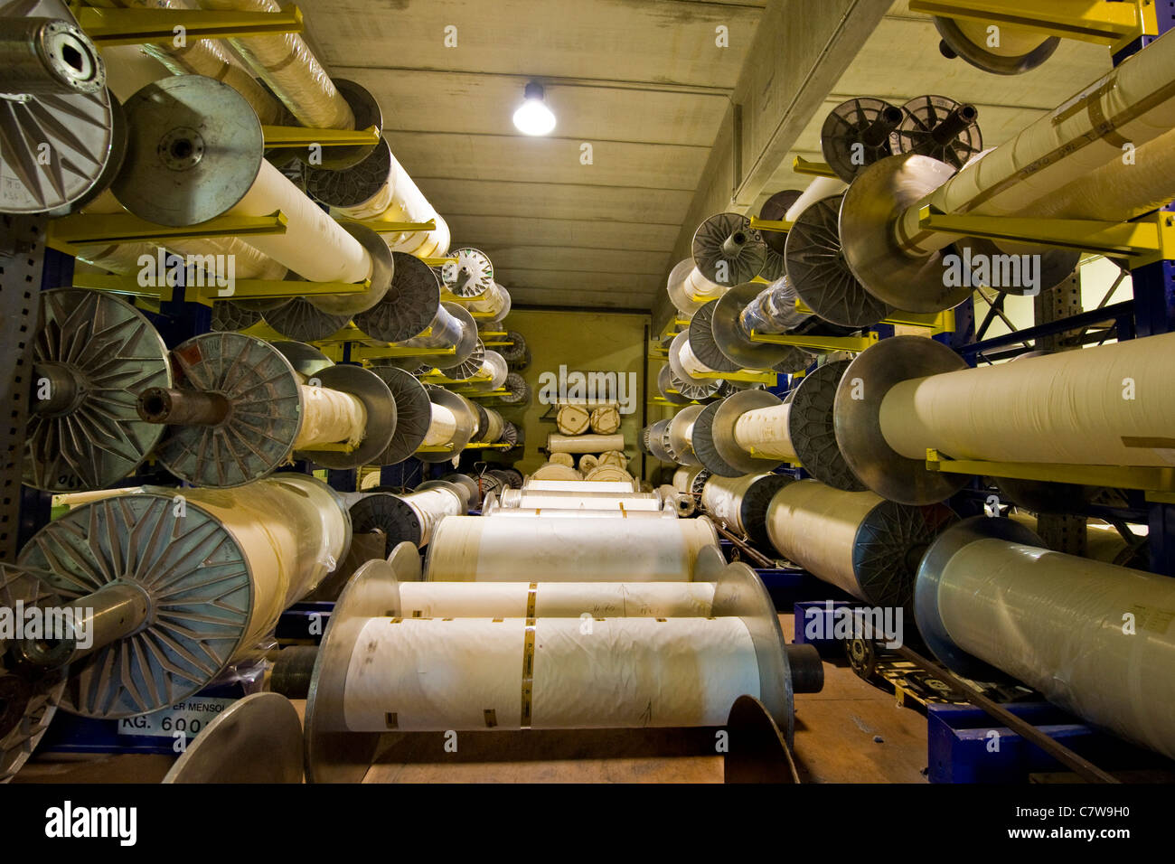 Industrial production textile textiles industry industries hi-res stock ...
