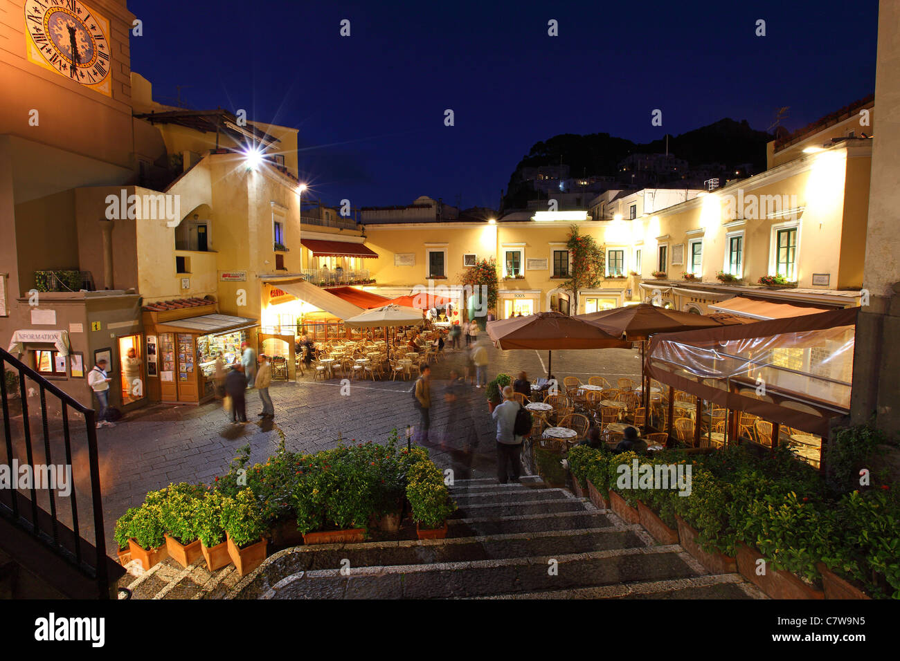 Piazzetta of capri hi-res stock photography and images - Alamy