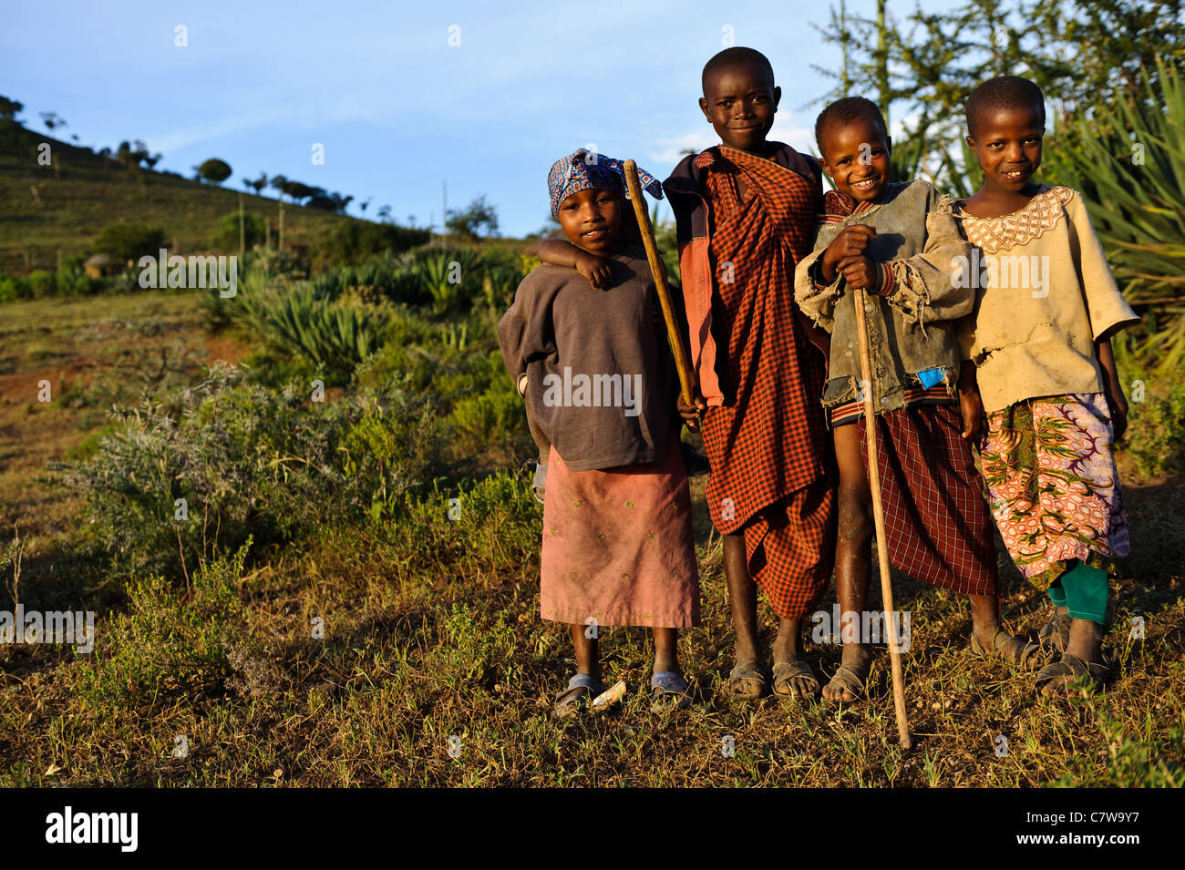 Masai girl hi-res stock photography and images - Alamy