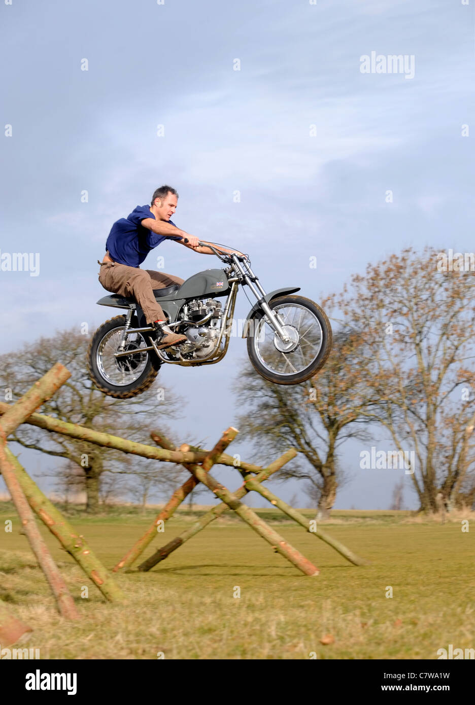 Steve Mcqueen Motorcycle Jump