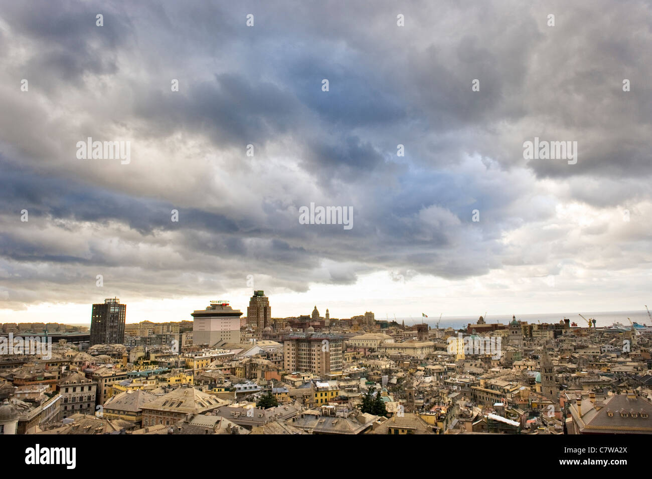 Cityscape of genoa hi-res stock photography and images - Alamy