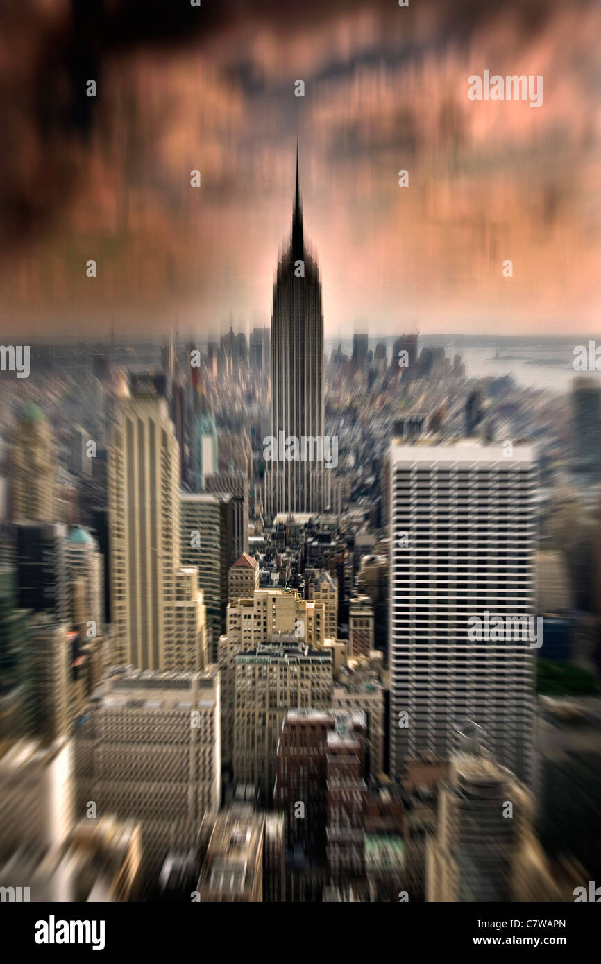 USA, New York City, Manhattan, Empire State Building Stock Photo - Alamy