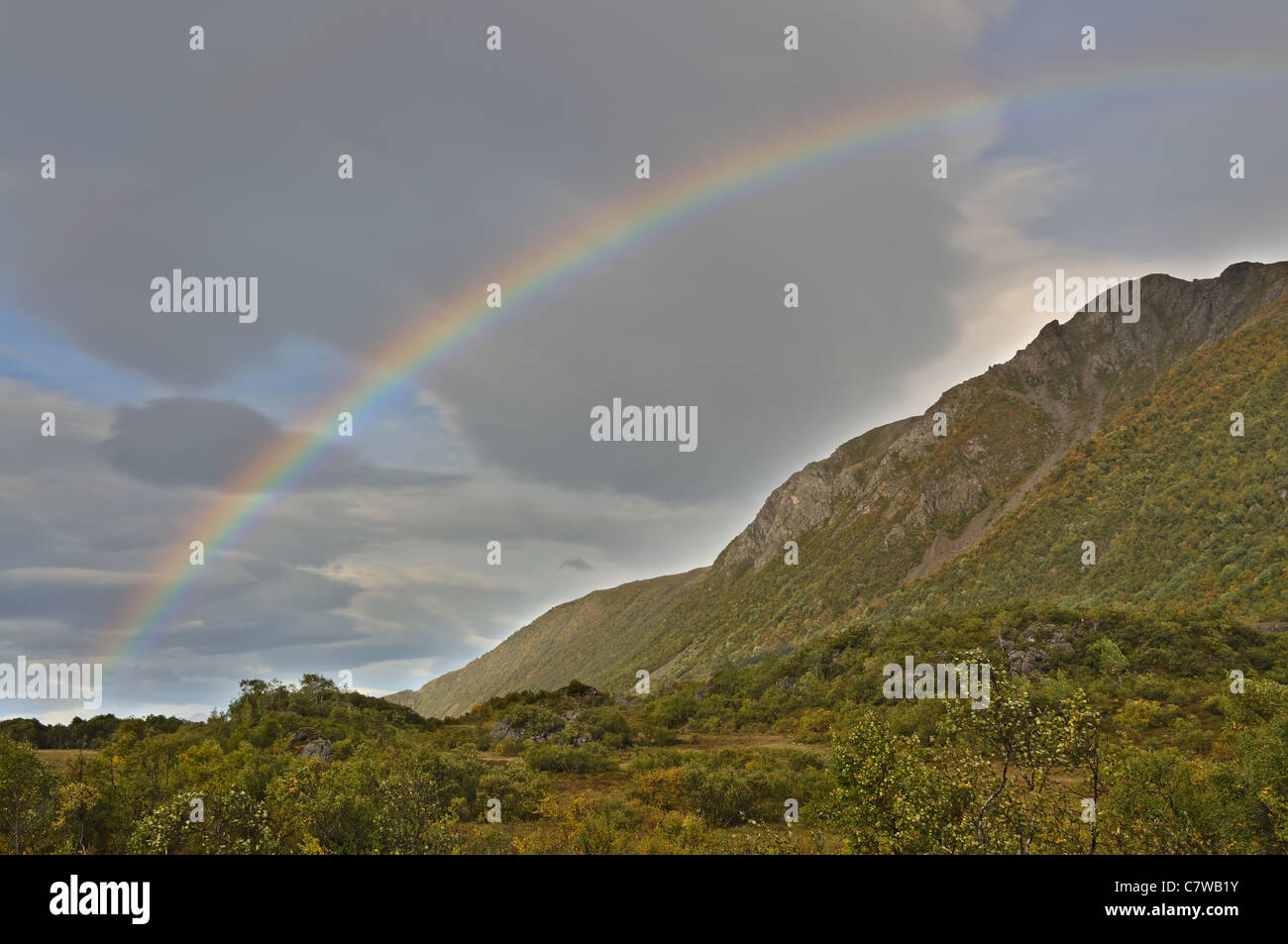 Rainbow after storm Stock Photo - Alamy
