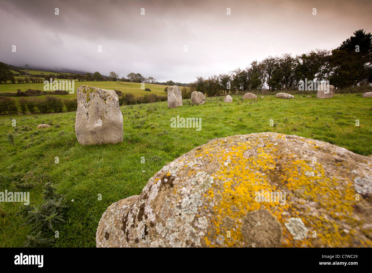 Pre historic stone circles hi-res stock photography and images - Alamy