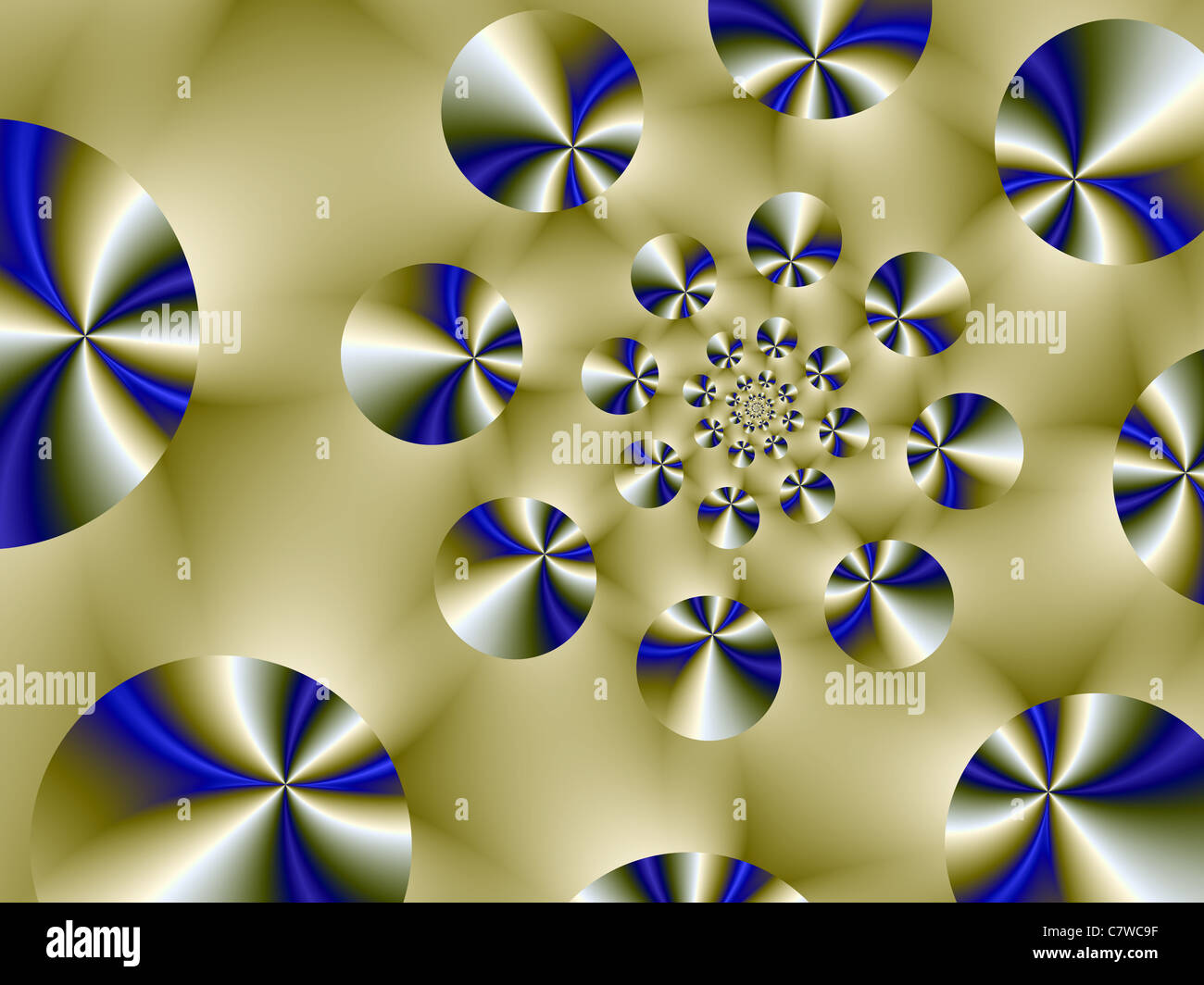 Gold Spiral High Resolution Stock Photography and Images - Alamy