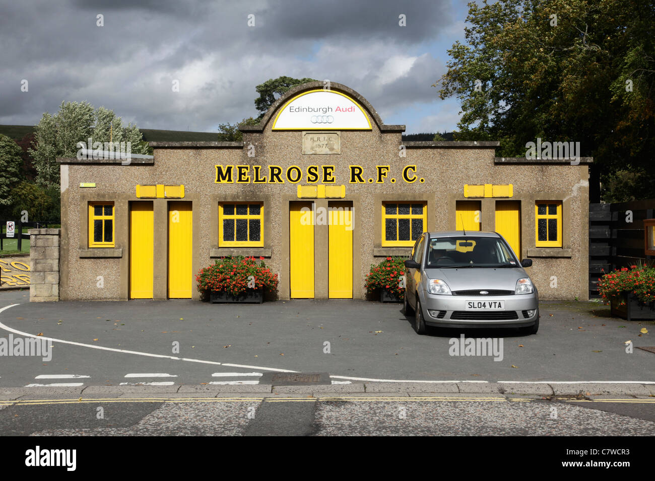 Melrose Rugby Football Club Stock Photo - Alamy