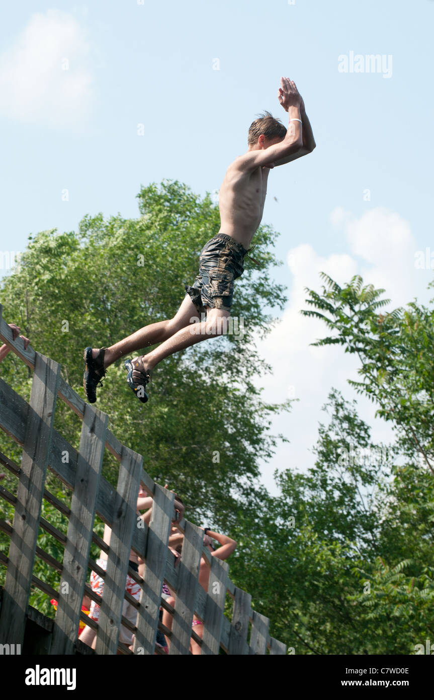 Diver jumper swimmer hi-res stock photography and images - Alamy