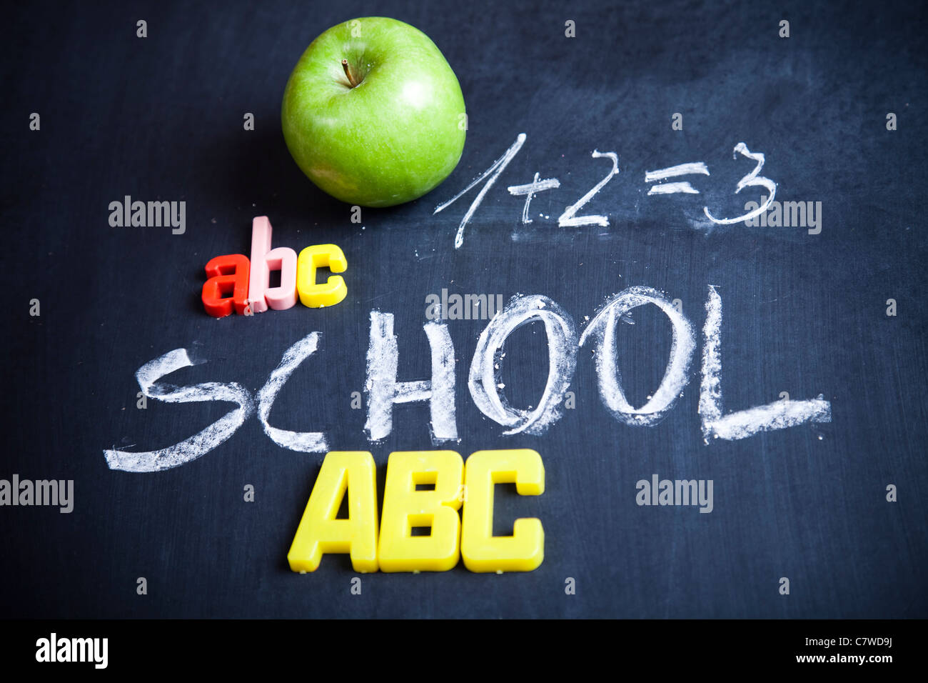 School, alphabet, letters Stock Photo - Alamy