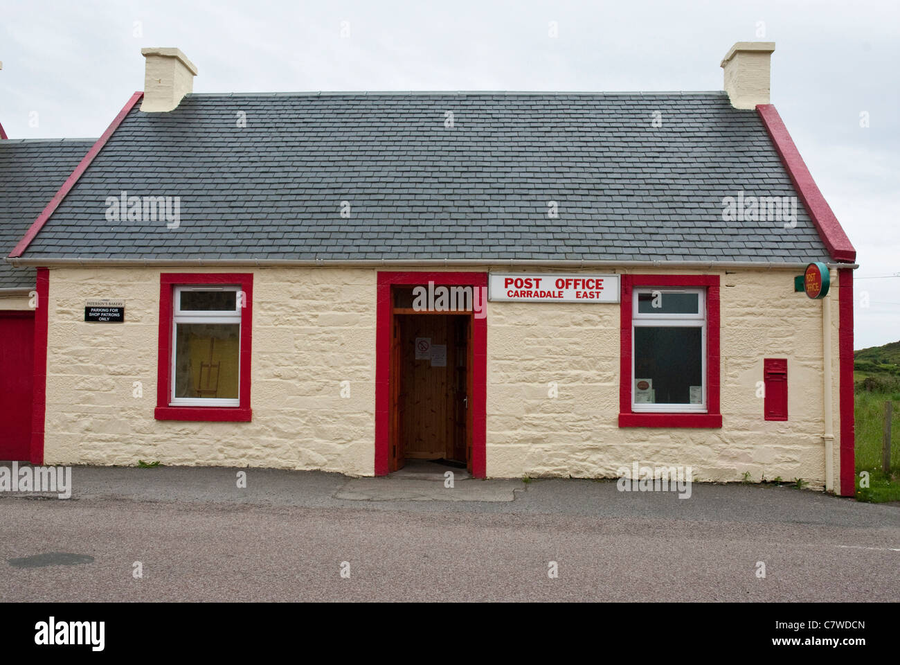 Carradale East Post Office Stock Photo - Alamy
