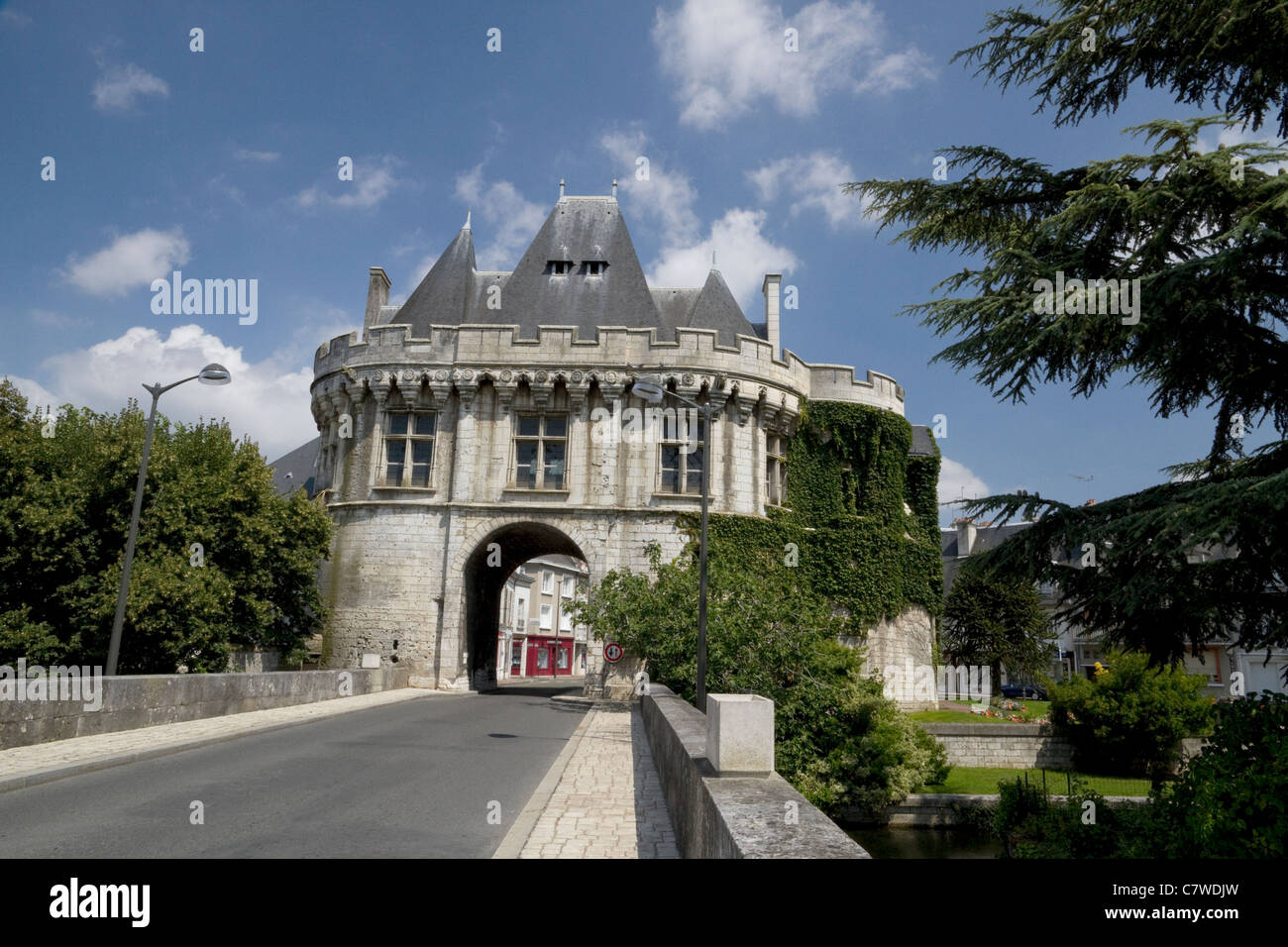 Vendome France medieval gateway into town Stock Photo - Alamy