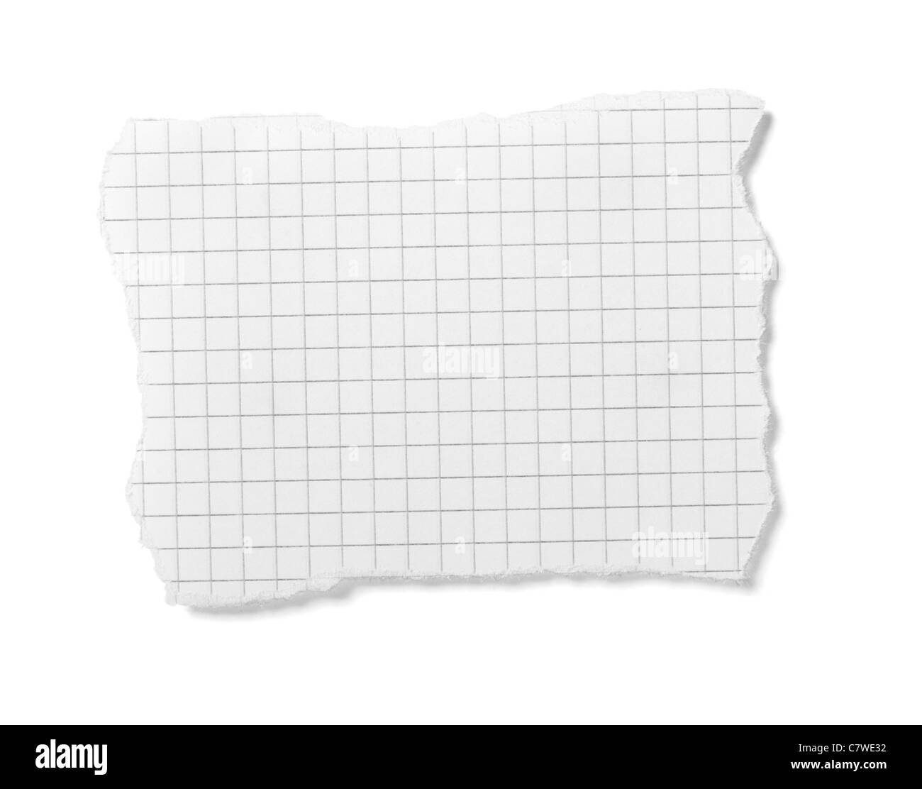 pieces of ripped note paper Stock Photo - Alamy