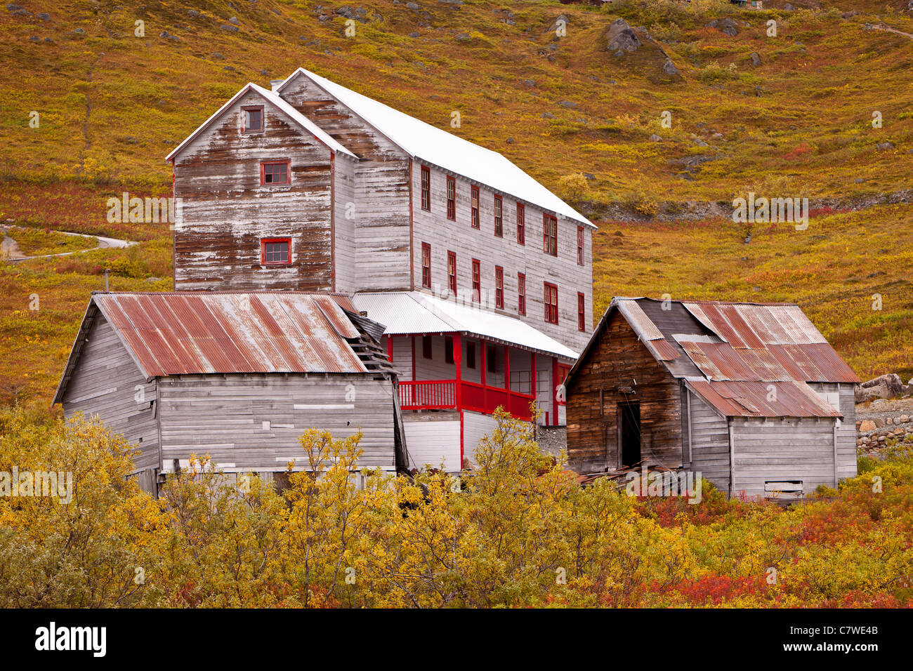 HATCHER PASS, ALASKA, USA - Independence Mine State Historical Park ...