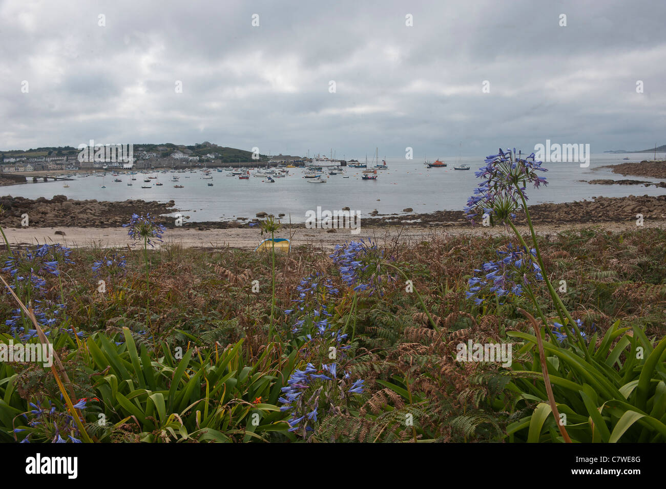 The Isles of Scilly of the West Coast of Cornwall Stock Photo - Alamy