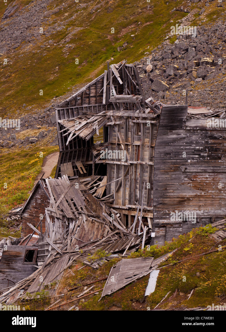 HATCHER PASS, ALASKA, USA - Independence Mine State Historical Park ...
