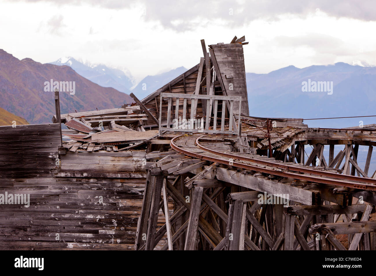 HATCHER PASS, ALASKA, USA - Independence Mine State Historical Park ...