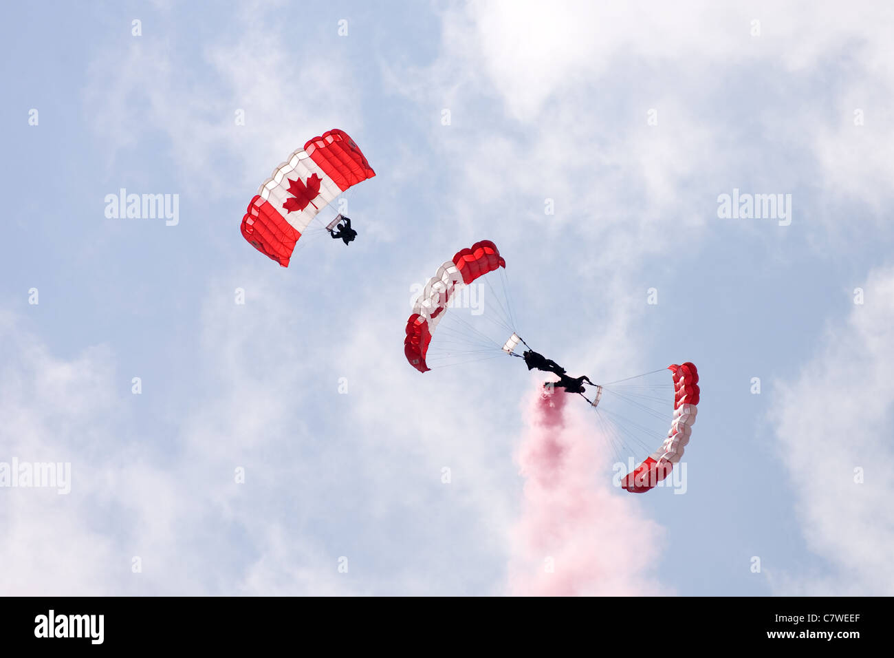 Members canadian skyhawks parachute team hi-res stock photography and ...