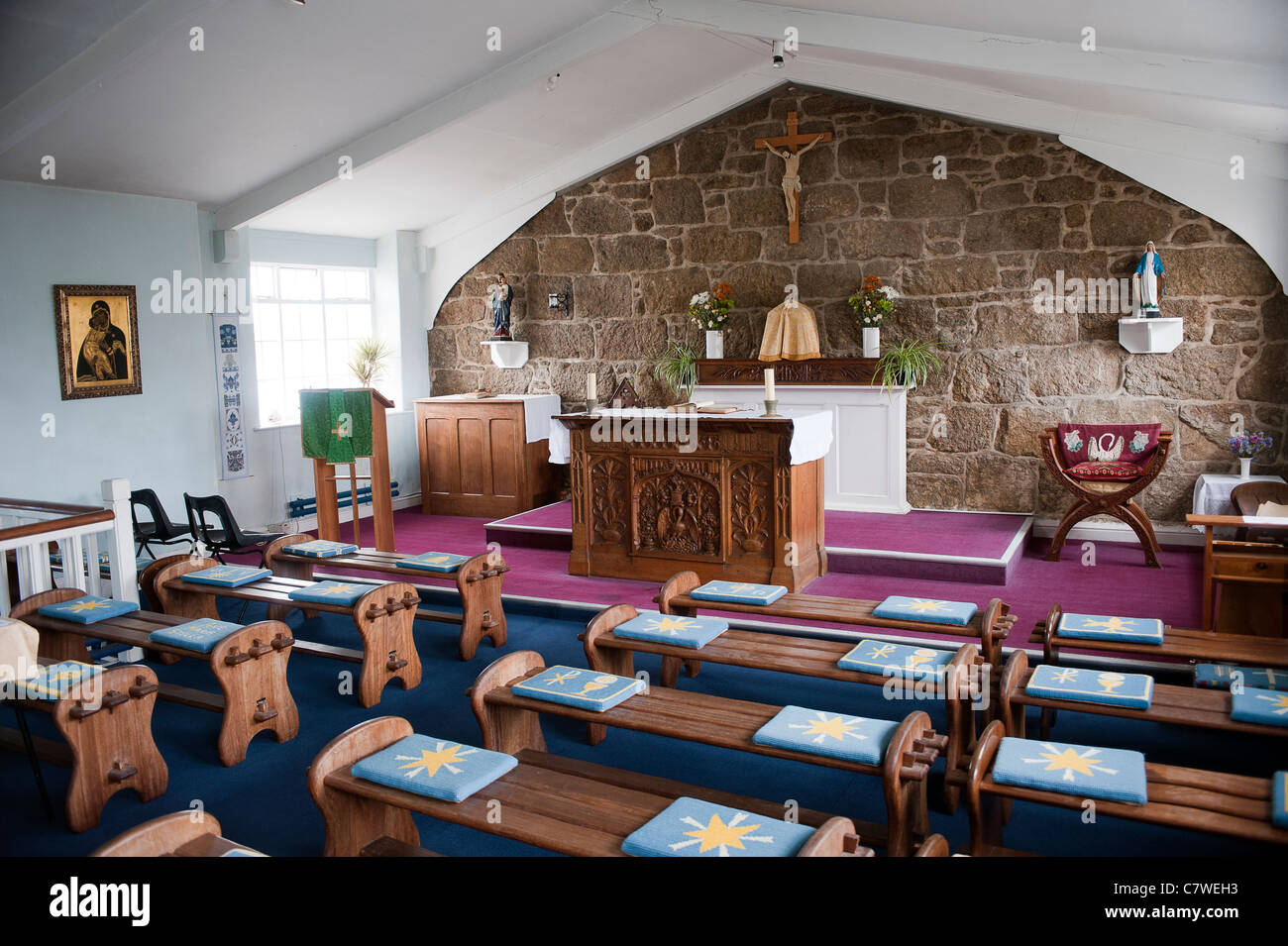 Our Lady Star of the sea Roman Catholic church in Hugh Town on St Mary ...