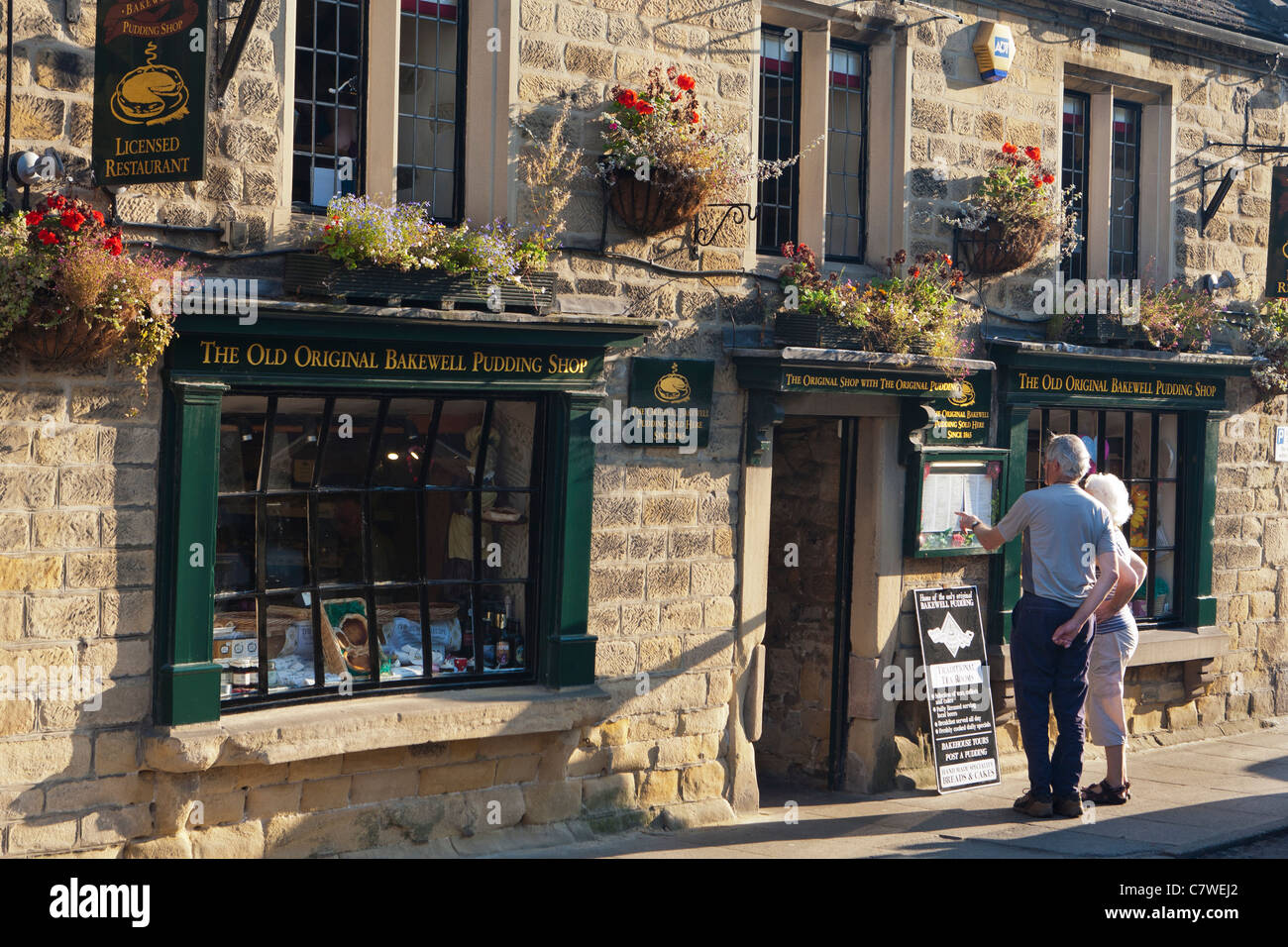 The Old Original Bakewell Pudding Shop, Bakewell, Derbyshire, England ...