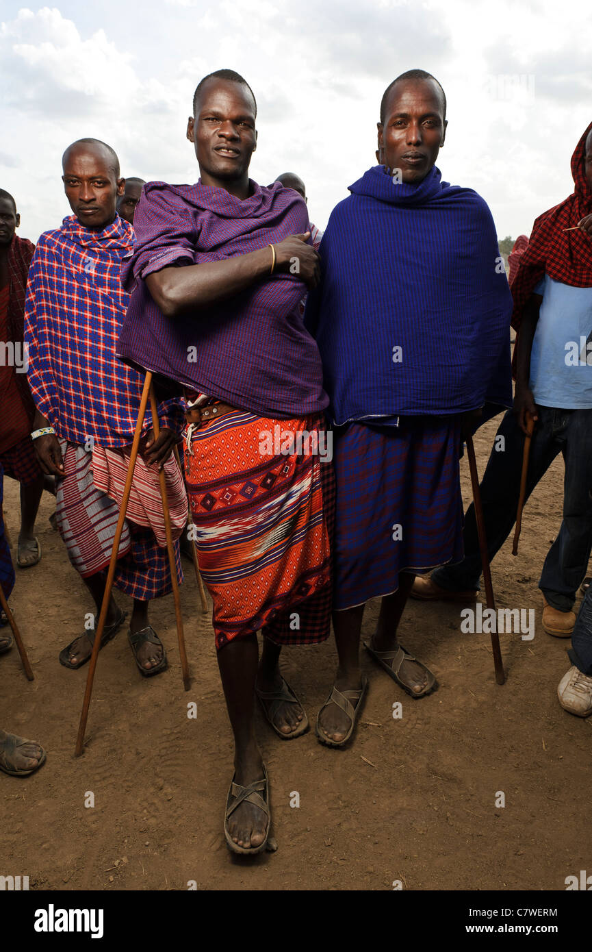 Masai men hi-res stock photography and images - Alamy