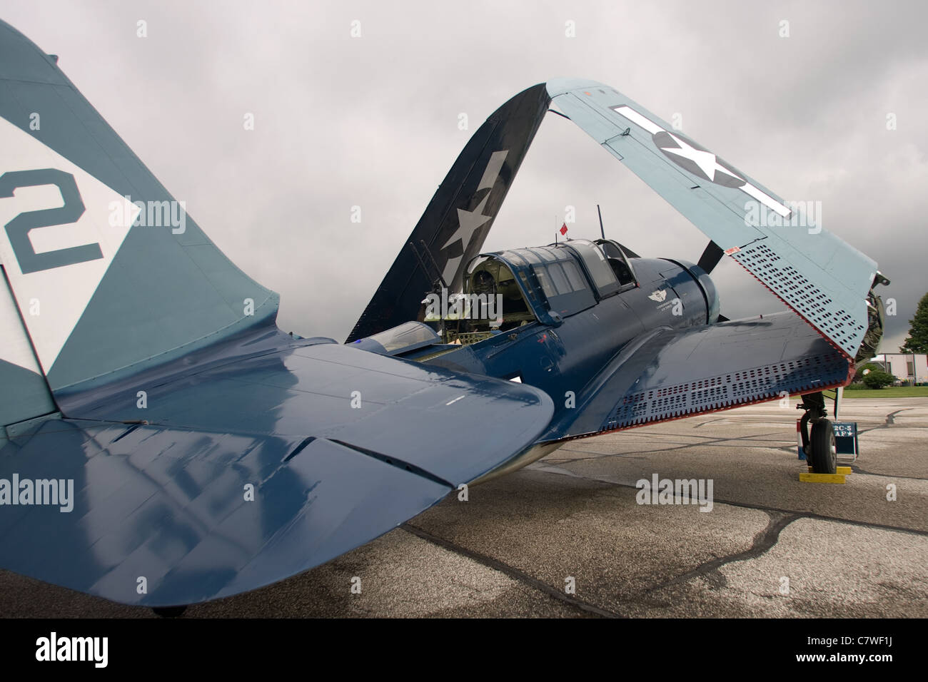 St. Thomas, Canada - June 25, 2011: A Curtis SB2C Helldiver, World War ...