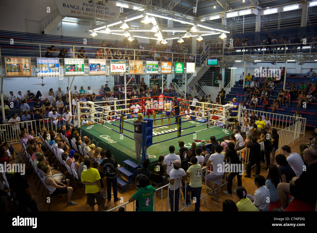 A Muay Thai, kick boxing stadium, Patong, Phuket , Thailand Stock Photo ...
