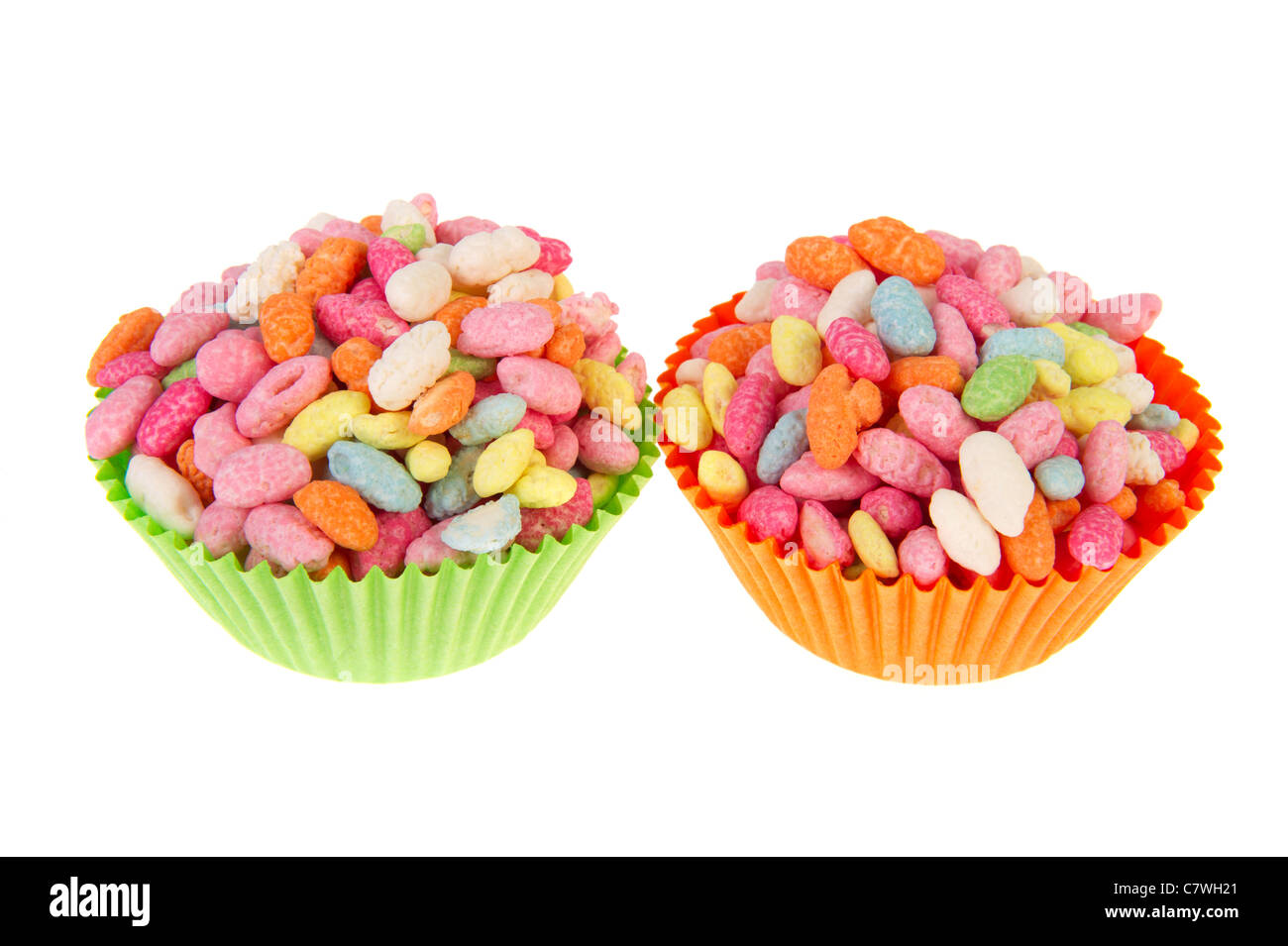 Sweets in cups Cut Out Stock Images & Pictures - Alamy