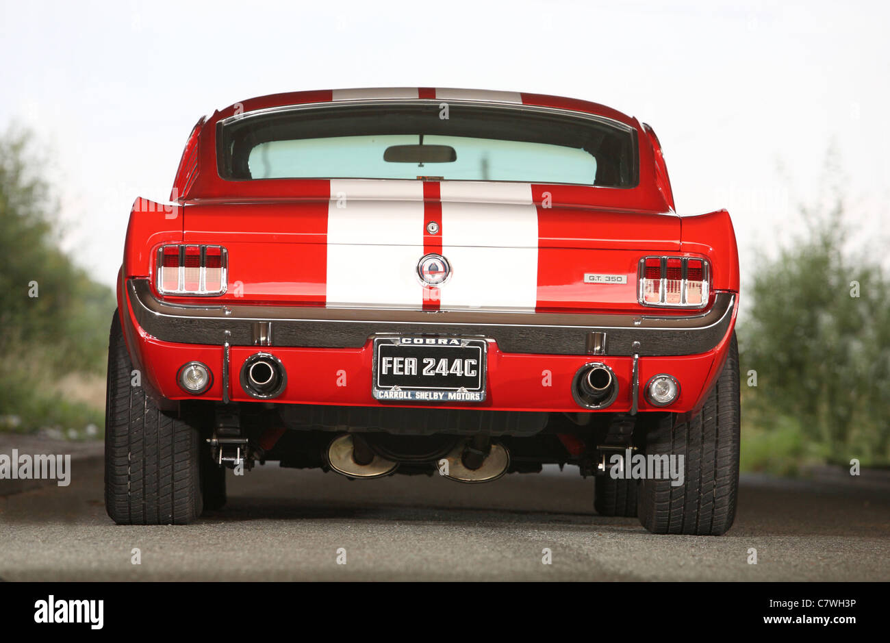 Red Shelby Cobra Mustang Stock Photo - Alamy