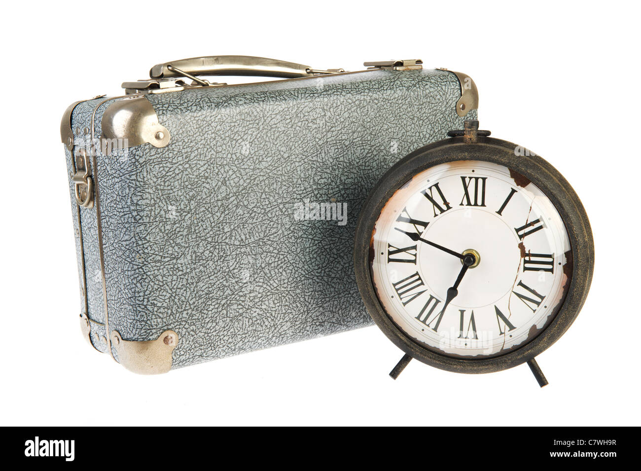 Vintage travel clock isolated hi-res stock photography and images - Alamy
