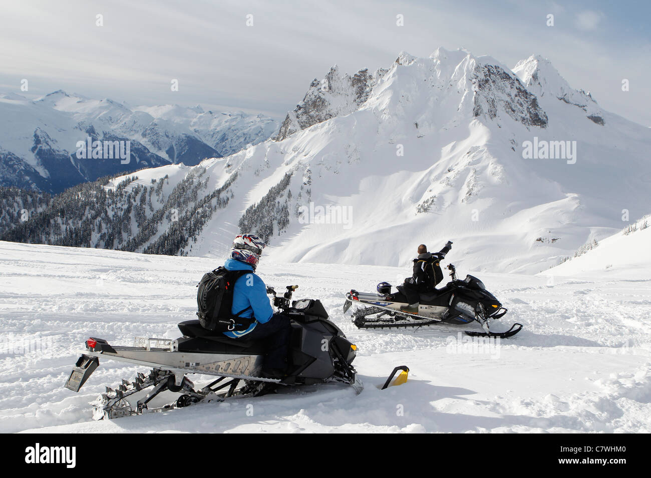 Snowmobiling trip hi-res stock photography and images - Alamy