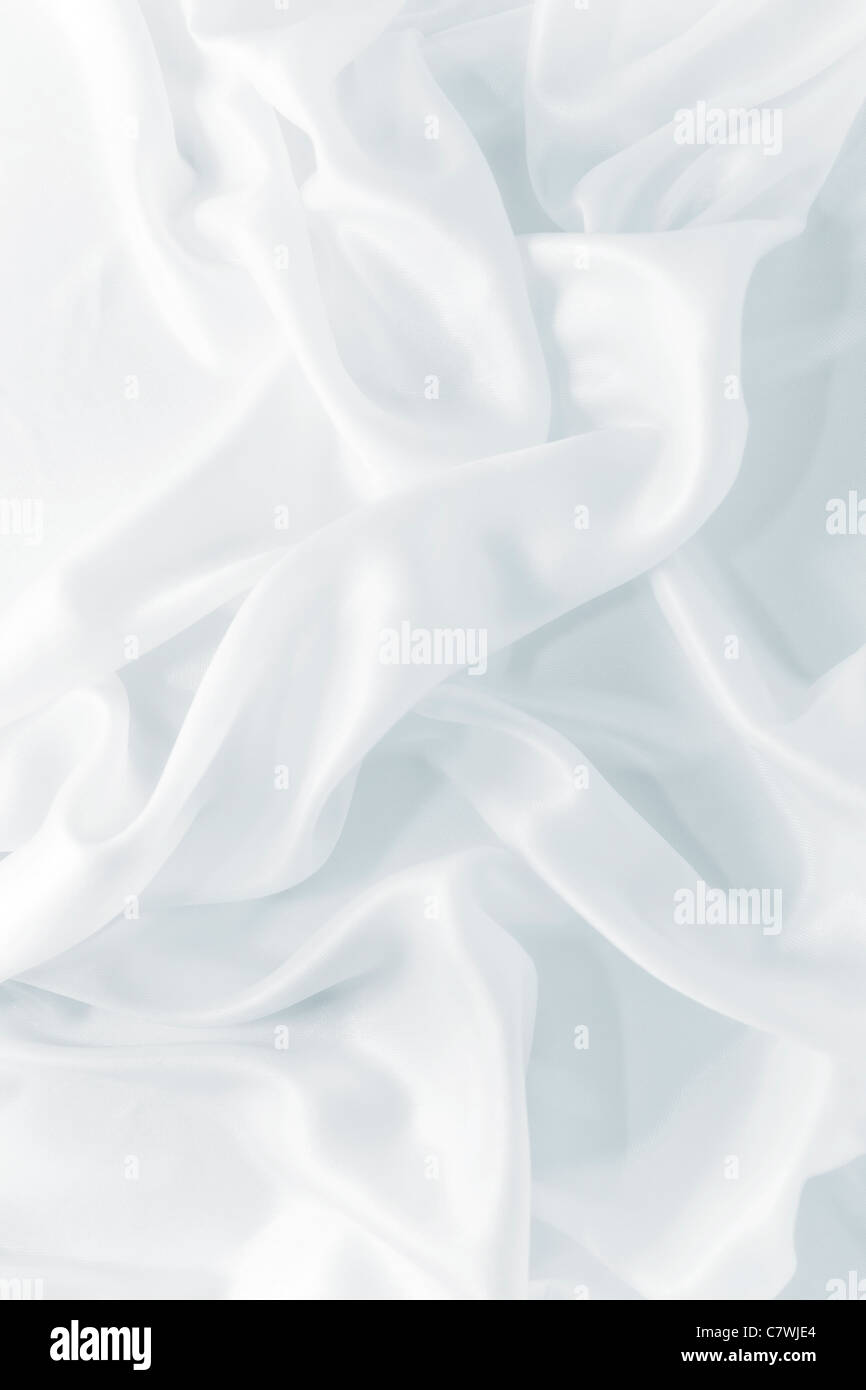 delicate waves of satin silk close up Stock Photo - Alamy