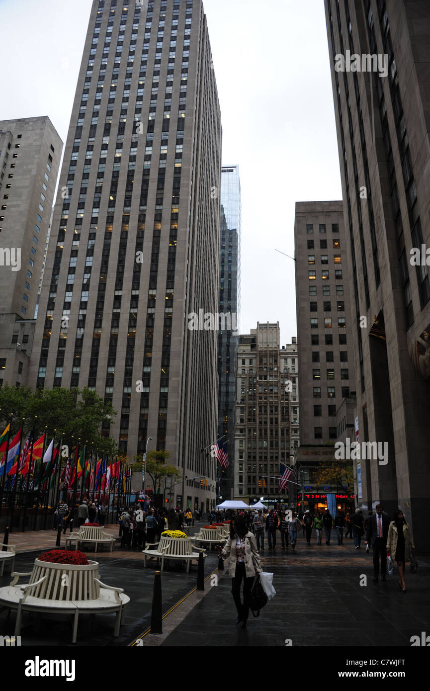 1 rockefeller plaza hi-res stock photography and images - Alamy