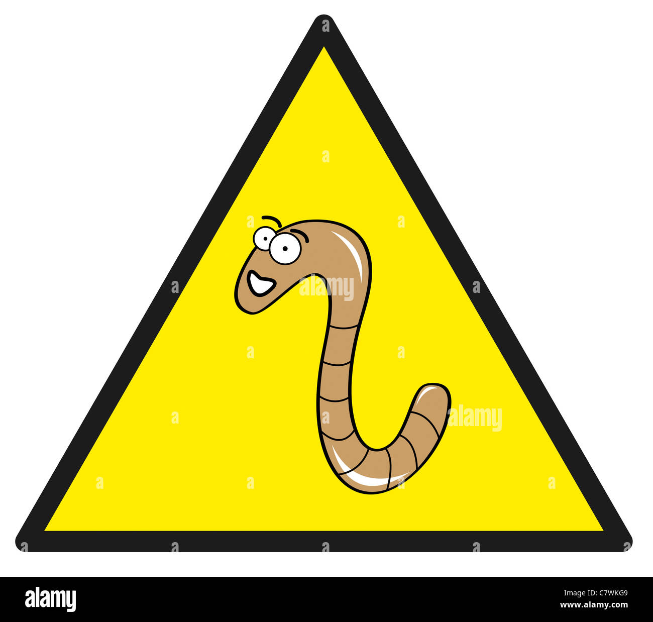 Worm infestation Cut Out Stock Images & Pictures - Alamy