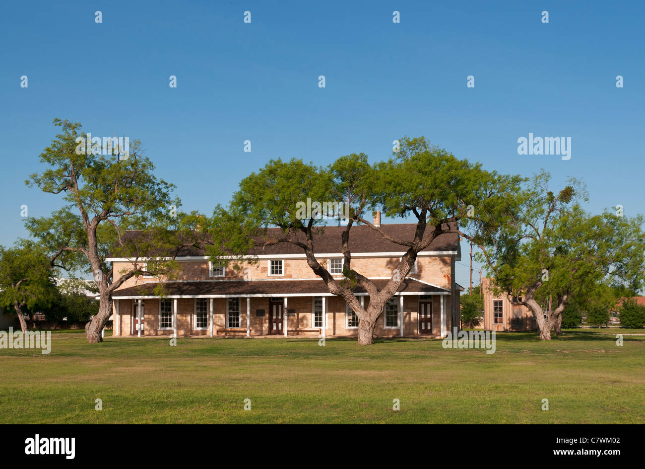 Texas, San Angelo, Fort Concho National Historic Landmark, frontiier ...