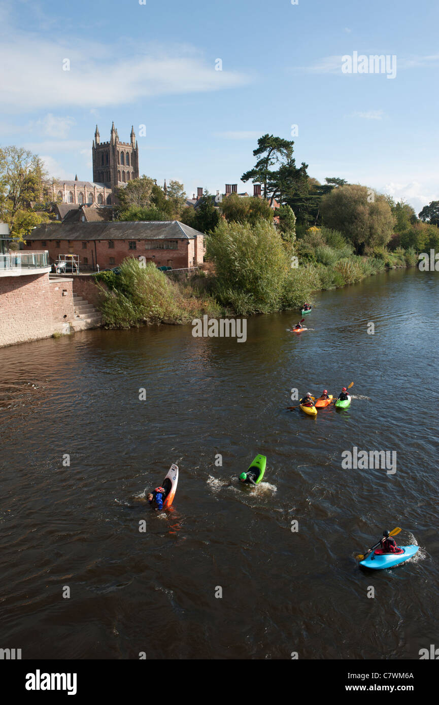 Kayak river wye hi-res stock photography and images - Alamy