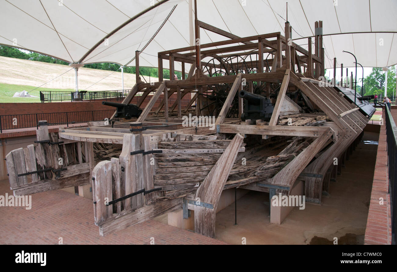 Mississippi, Vicksburg, Vicksburg National Military Park, U.S.S. Cairo ...