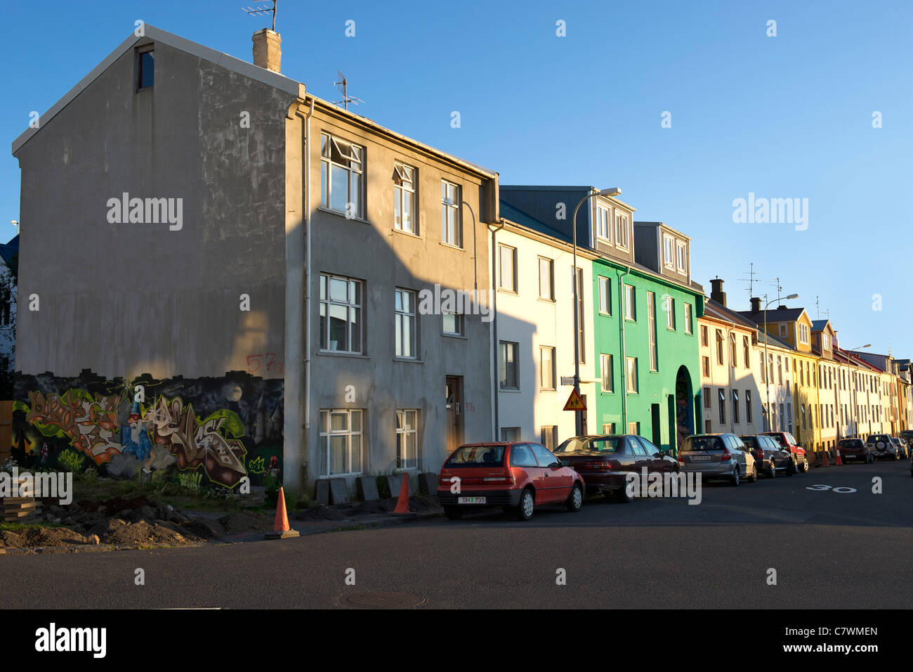 Reykjavik residential hi-res stock photography and images - Alamy