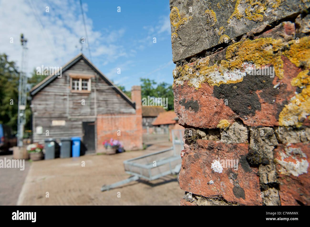 Brick barn wall hi-res stock photography and images - Alamy