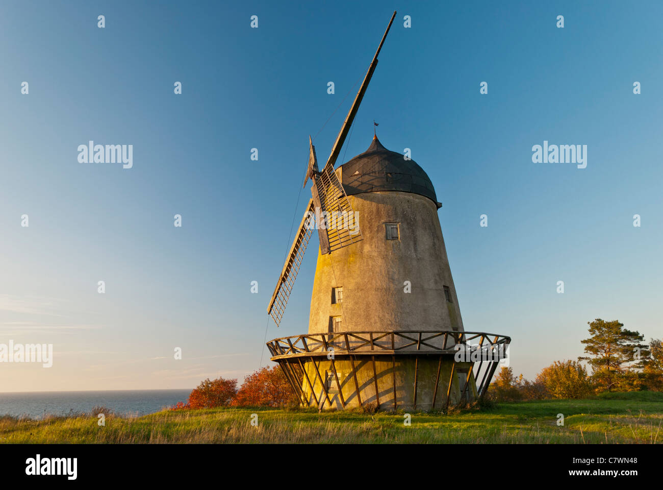 Sweden gotland windmill hi-res stock photography and images - Alamy