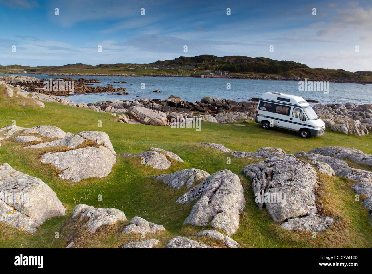 Fidden Farm Camp Site; Mull; Scotland Stock Photo - Alamy